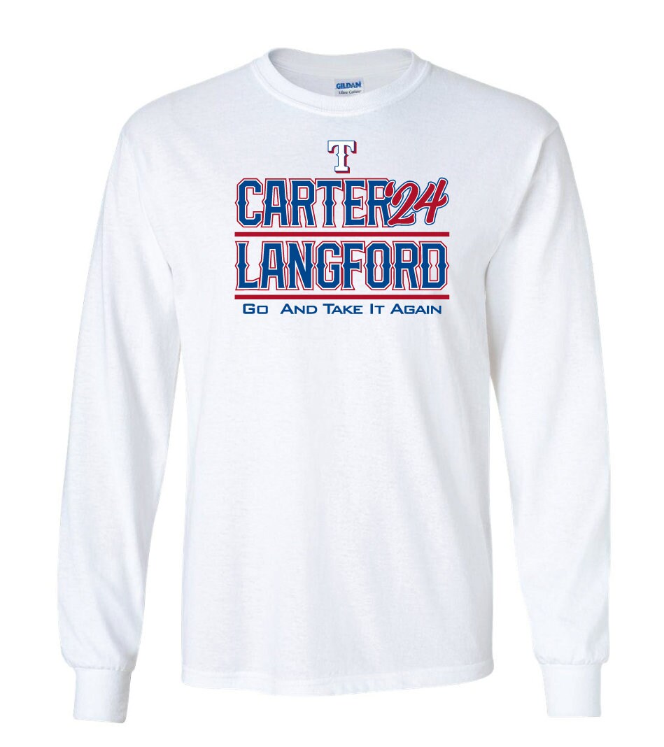 Texas Rangers Evan Carter / Wyatt Langford 2024 Election Style T-shirt ...