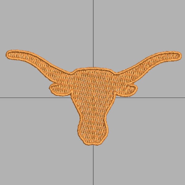 Longhorn Embroidery - Etsy