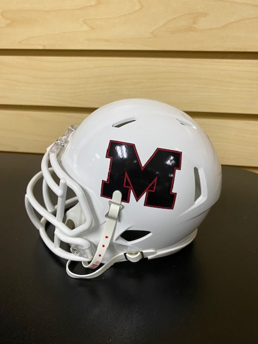 Melissa High School M Cardnials Football Mini Riddell Football Helmet ...