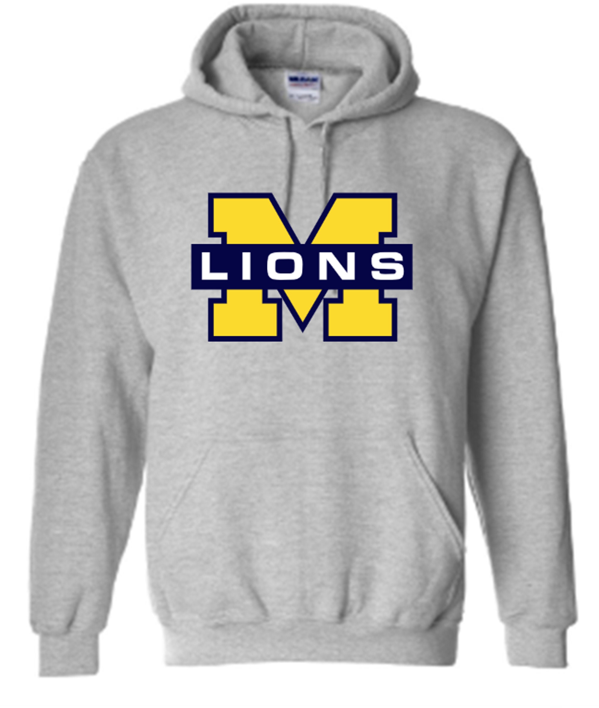 Mckinney High School Lions Large M Logo Hoodie 2 Colors - Etsy