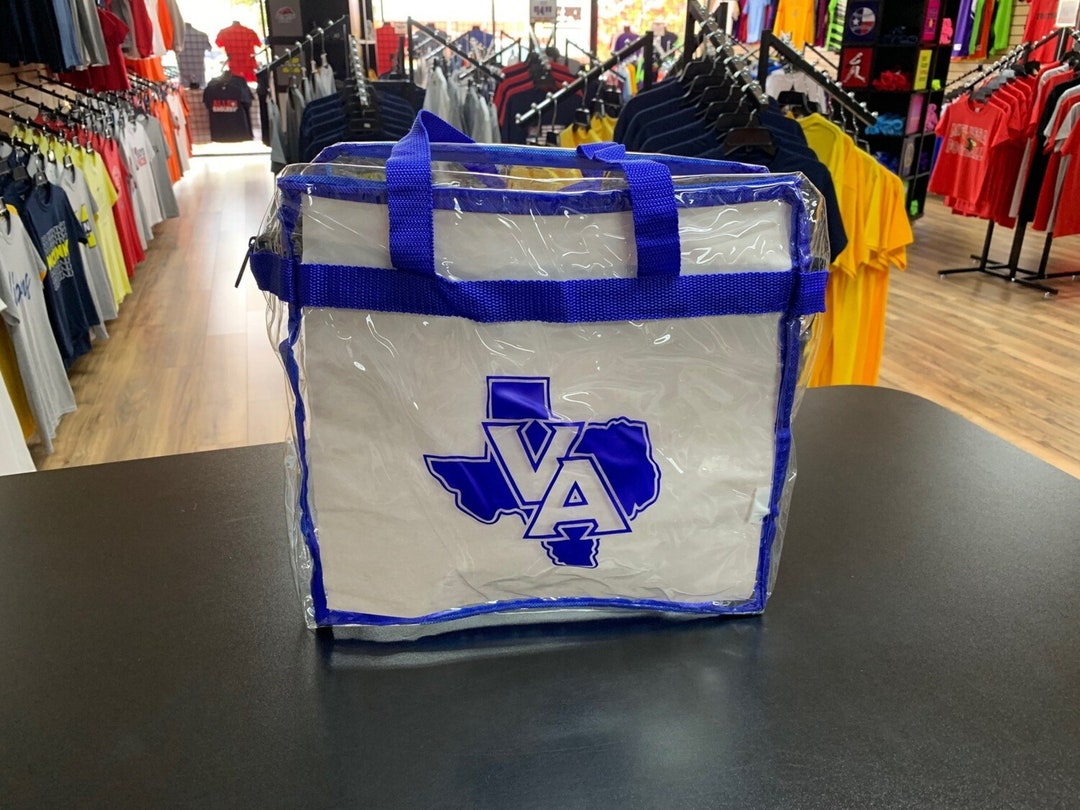 Van Alstyne High School Panthers Large Texas VA Logo Clear Stadium Bag ...