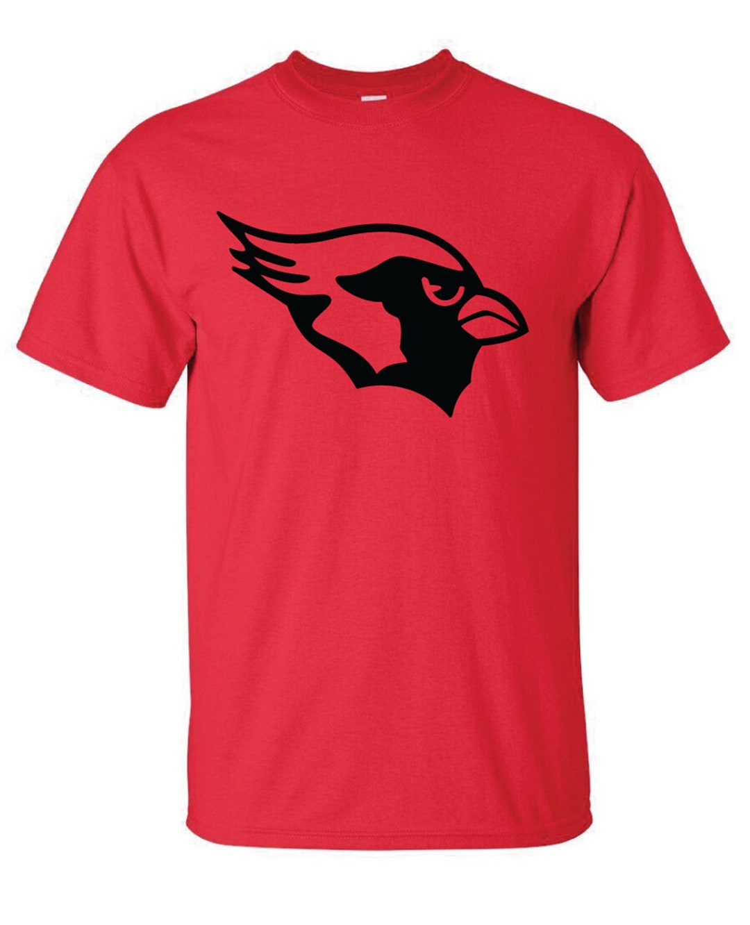 Melissa High School Cardinals Big Cardinal Head T-shirt ---red - Etsy