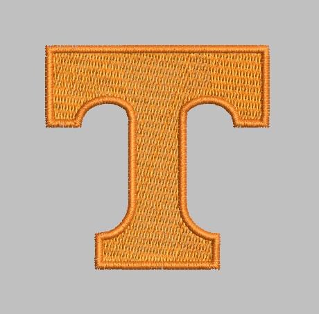 Tennessee Volunteers T Logo Embroidery Digitizer File - Etsy