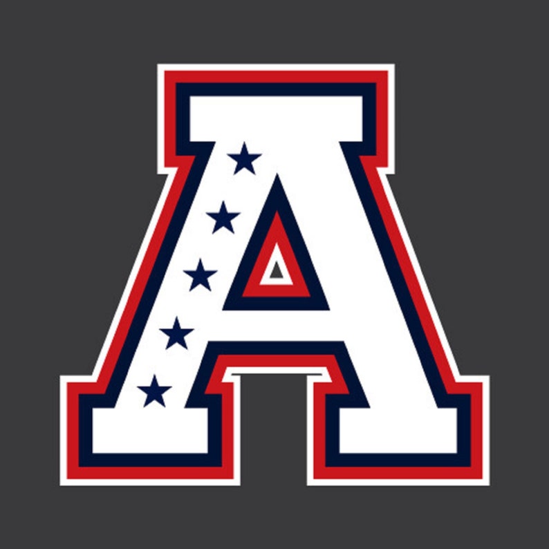Allen High School Eagles A Logo 5 Time Football Champion Sticker ...