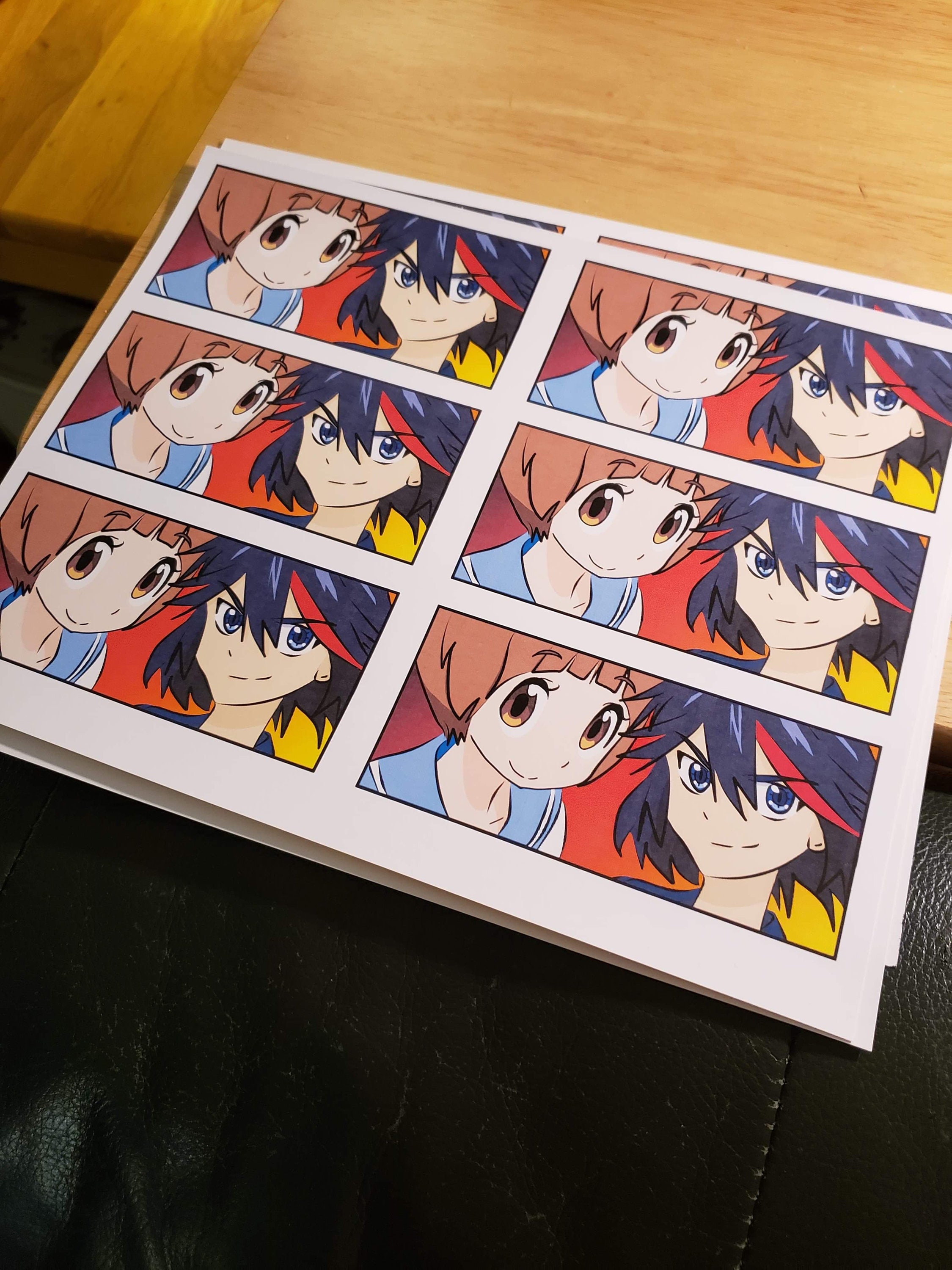 Kill La Kill Sticker Ryuko Matoi and Mako Mankanshoku | Etsy