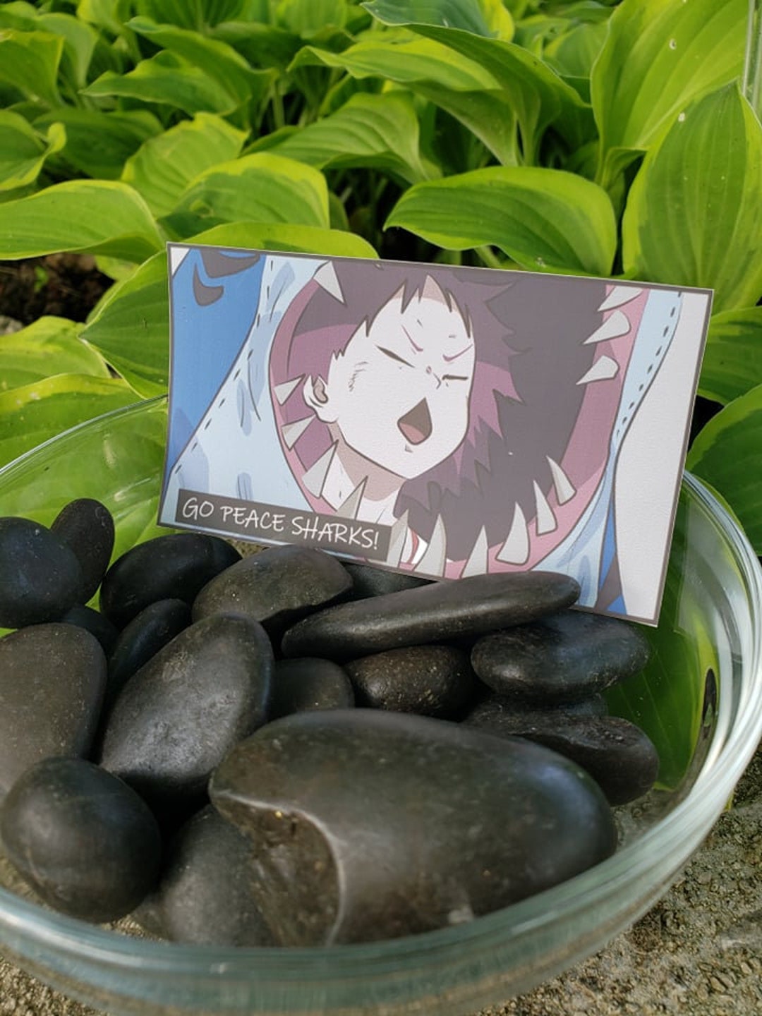 Go Peace Sharks | Dorohedoro Ebisu Sticker - Etsy
