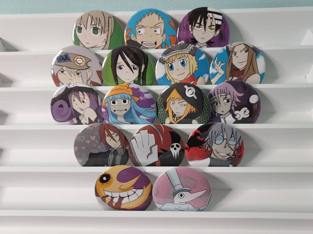 Soul Eater Pin Back Button Collection | Etsy