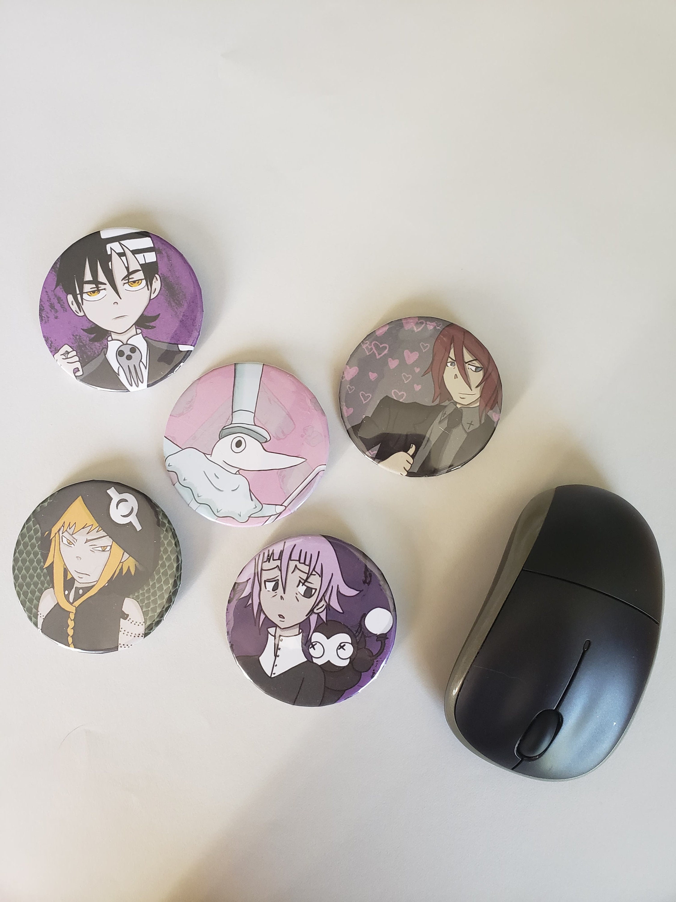 Soul Eater Pin Back Button Collection - Etsy