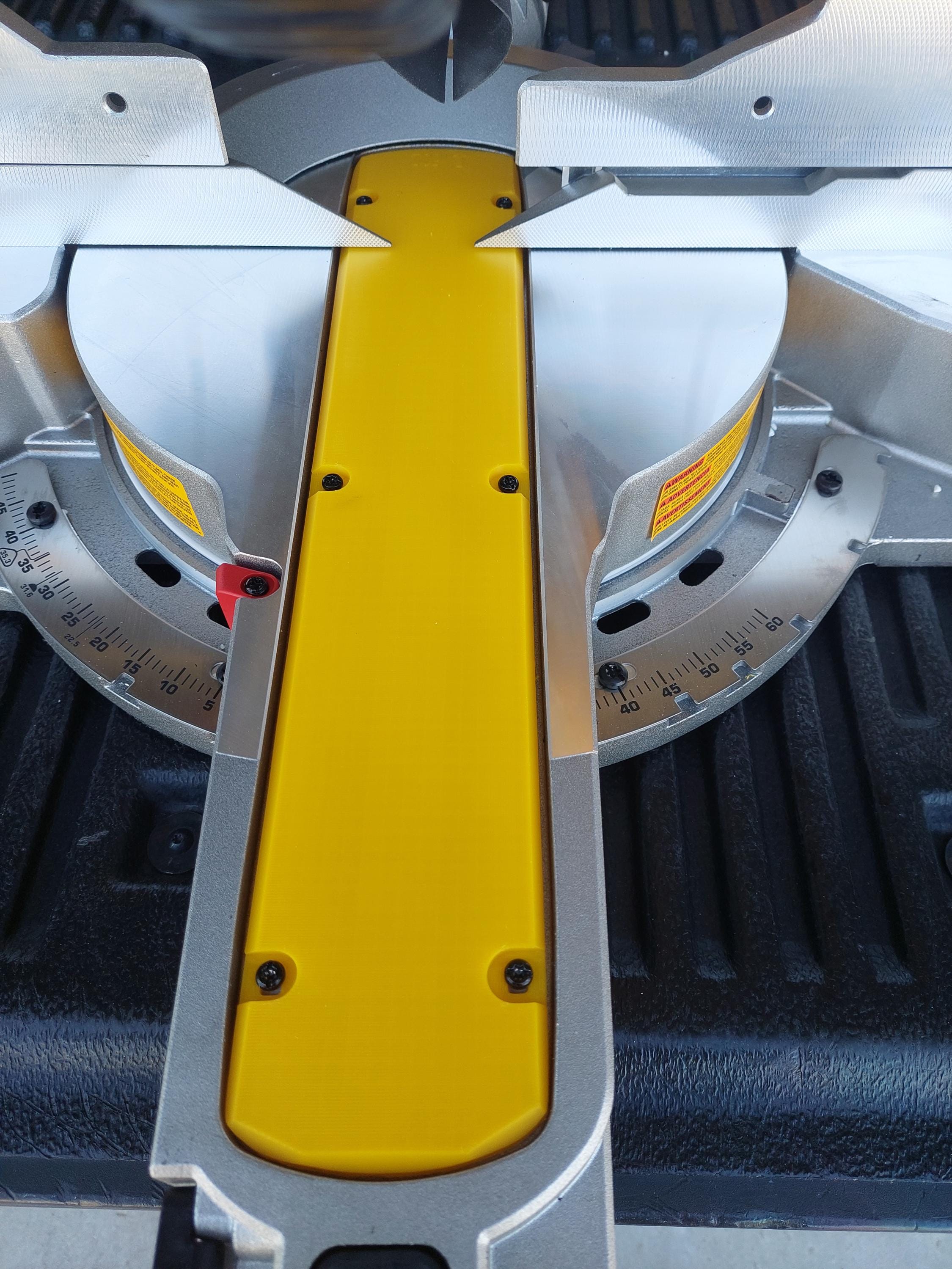 Zero Clearance Throat Plate Insert for Dewalt 12" Miter Saws - Etsy