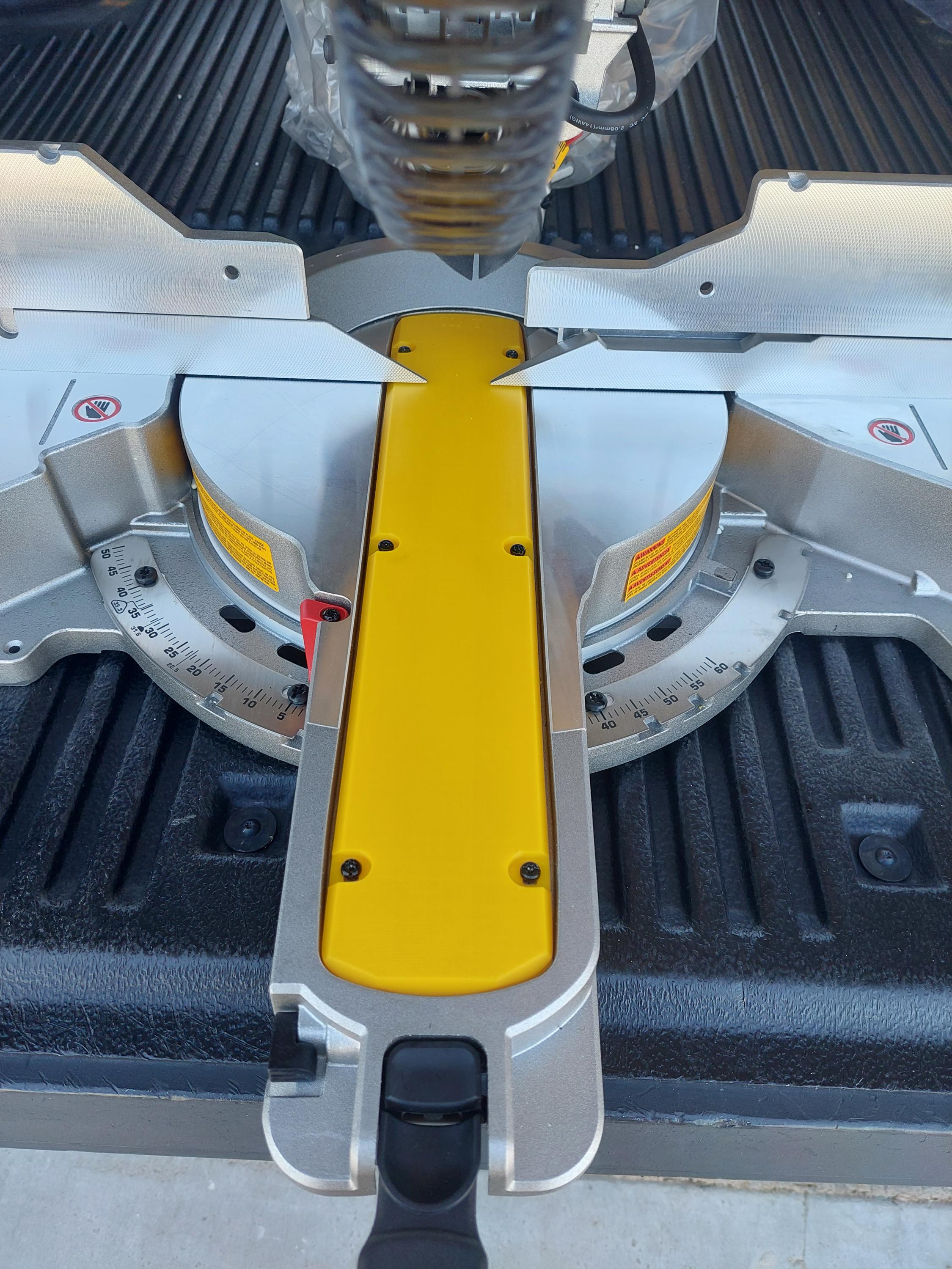 Zero Clearance Throat Plate Insert for Dewalt 12" Miter Saws - Etsy