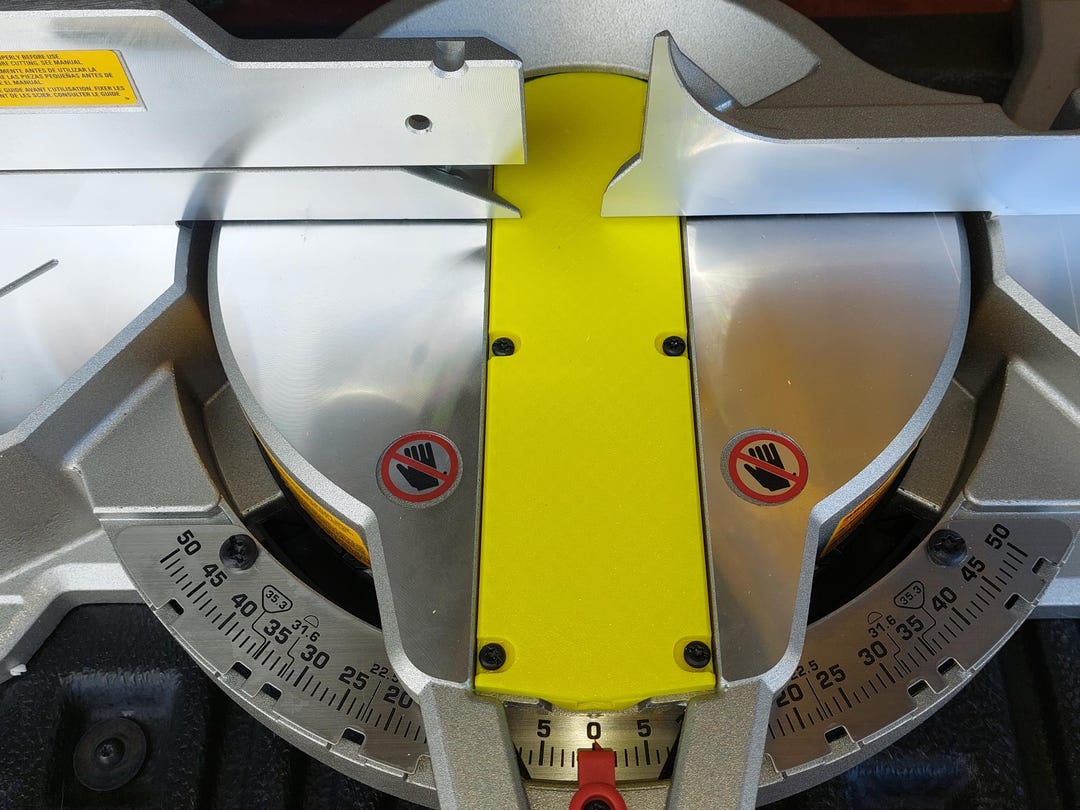 Zero Clearance Throat Plate Insert for Dewalt Miter Saw - Etsy