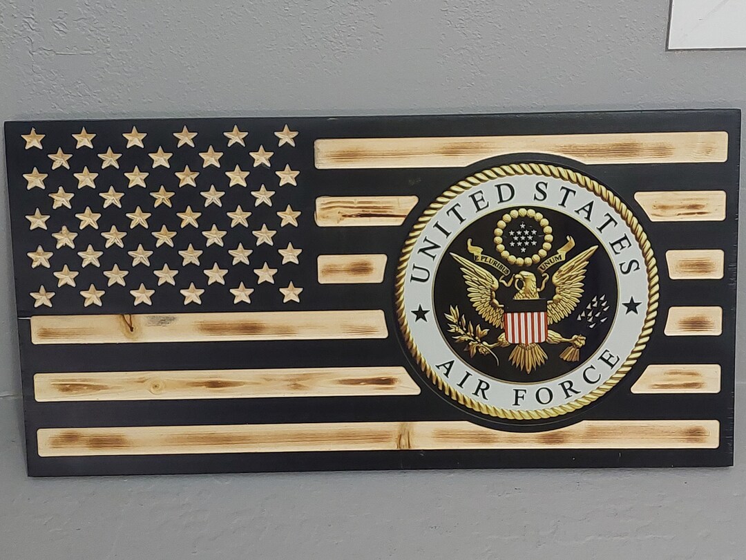 Handmade Wood Armed Forces Flag - Etsy