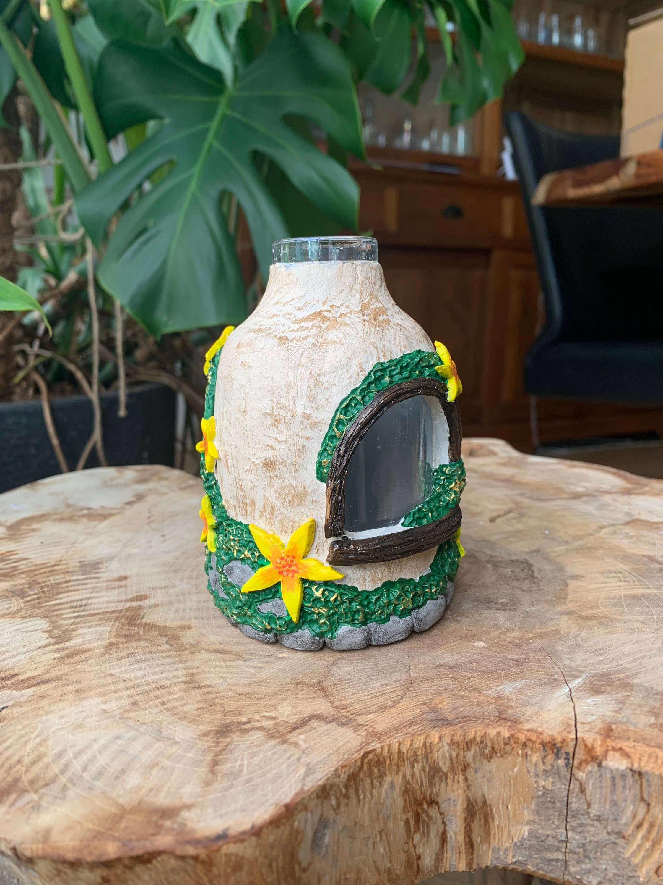 Little Flower Vase With Labradorite - Etsy UK