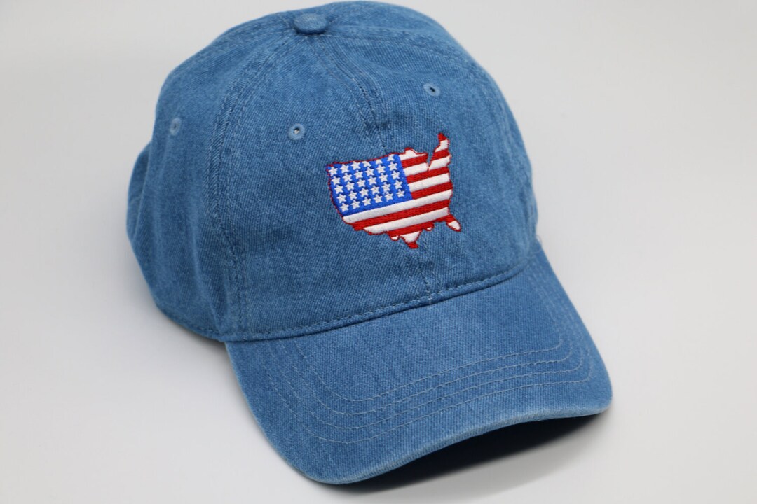 US Flag Map Hat (FREE Shipping in the US) - Etsy