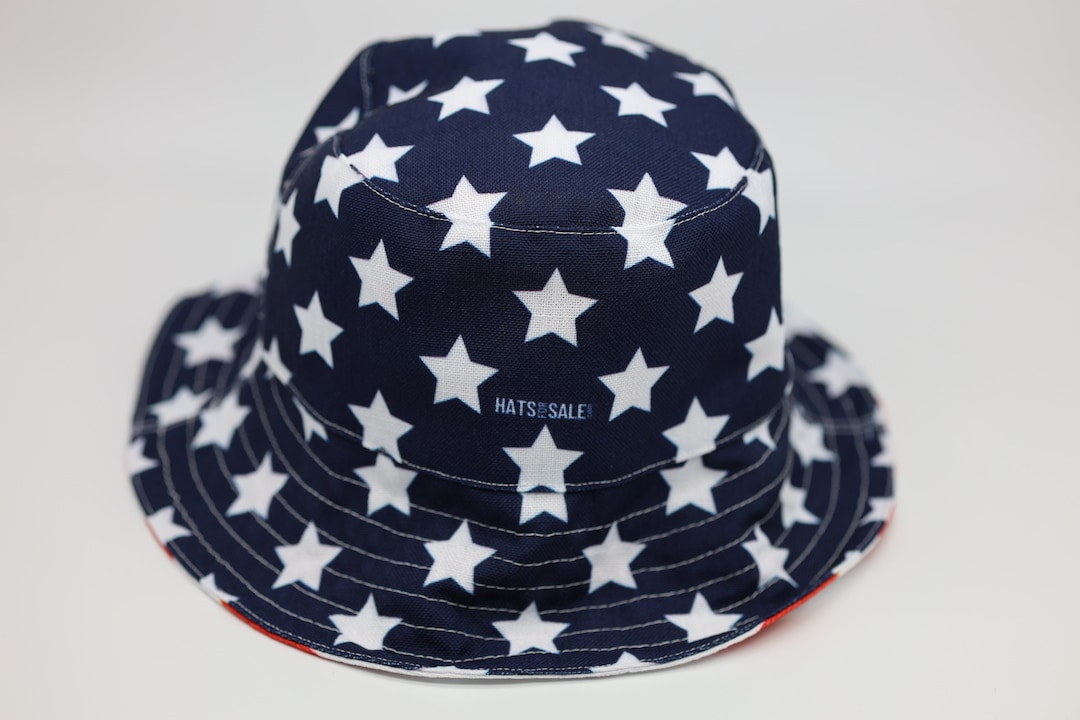 American Flag Bucket Hat (reversible) - Etsy