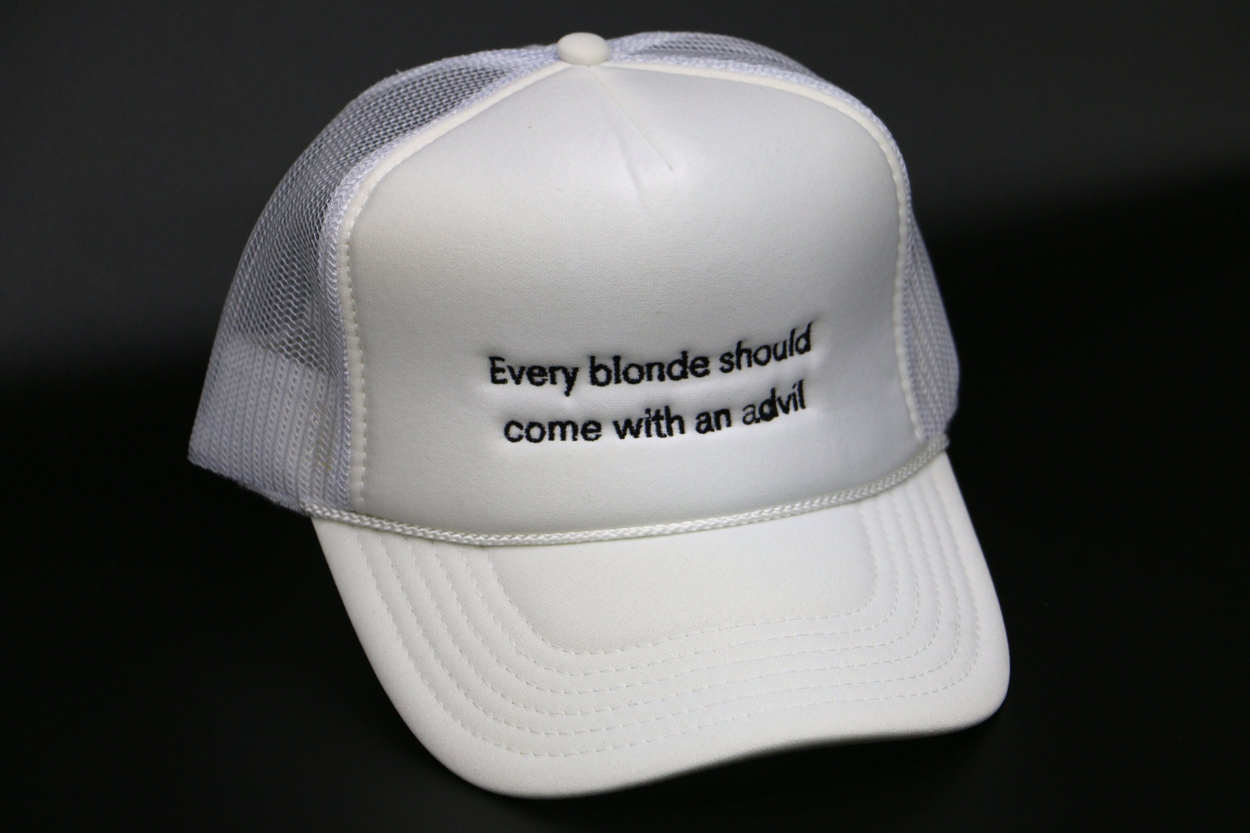 Every Blonde Should Come With Advil Hat - Etsy