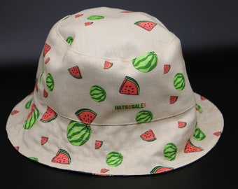 Watermelon Bucket Hat With Beads - Etsy