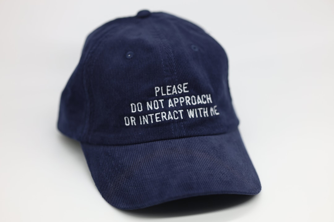Please Do NOT Approach or Interact With Me Corduroy Hat - Etsy