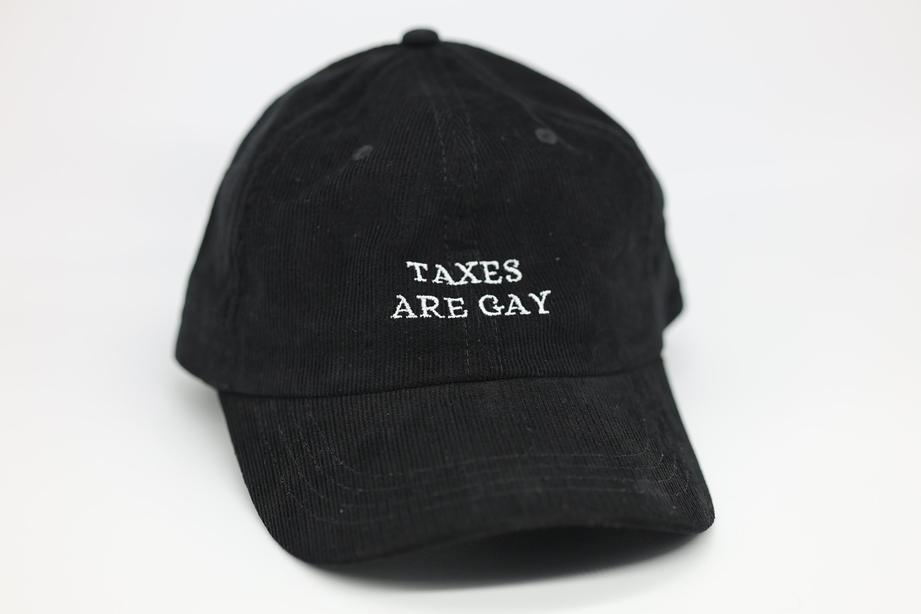 Taxes Are Gay Corduroy Hat - Satire - Etsy