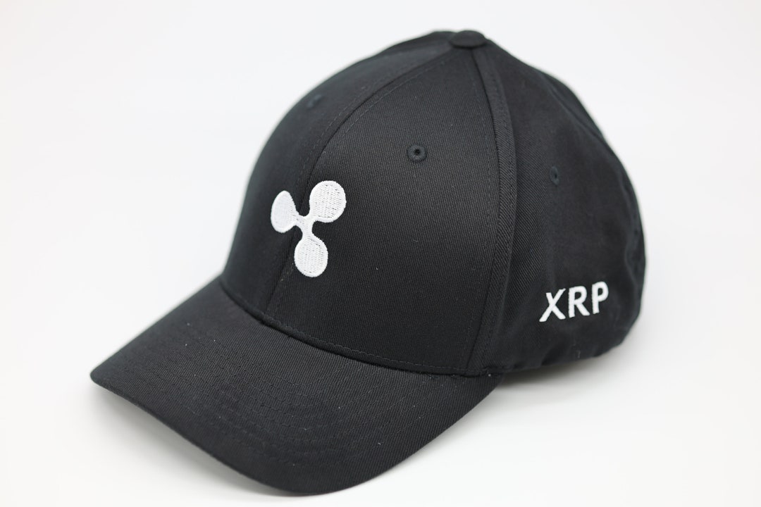 Ripple Xrp Hat Black Etsy