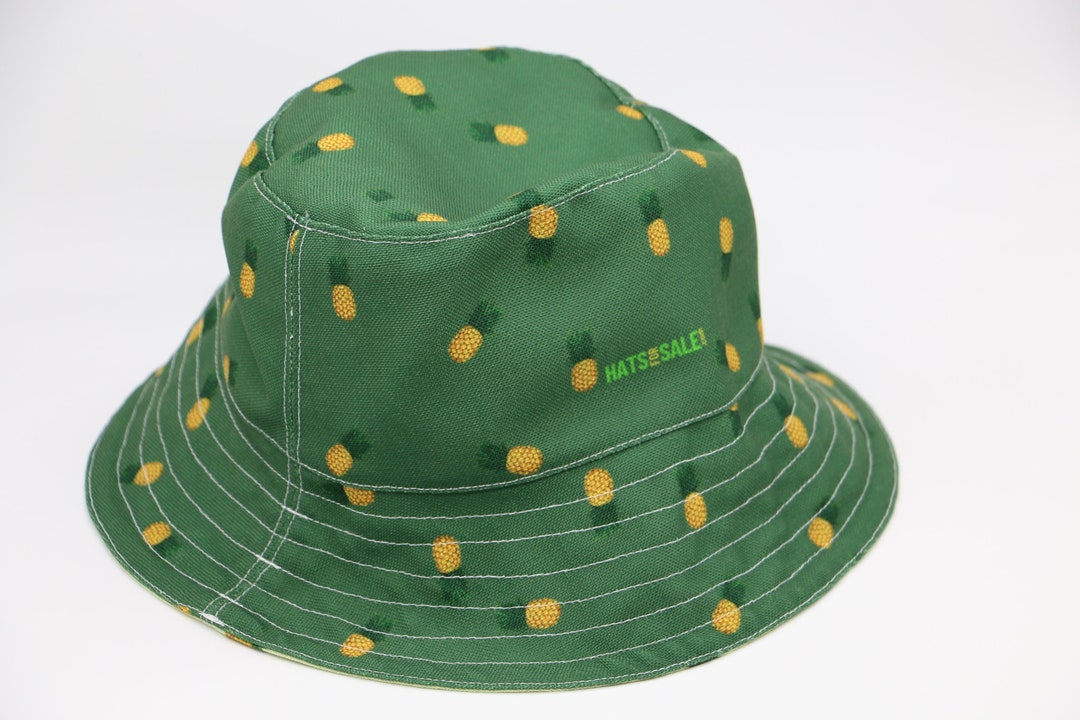 Pineapple Bucket Hat (reversible) - Etsy