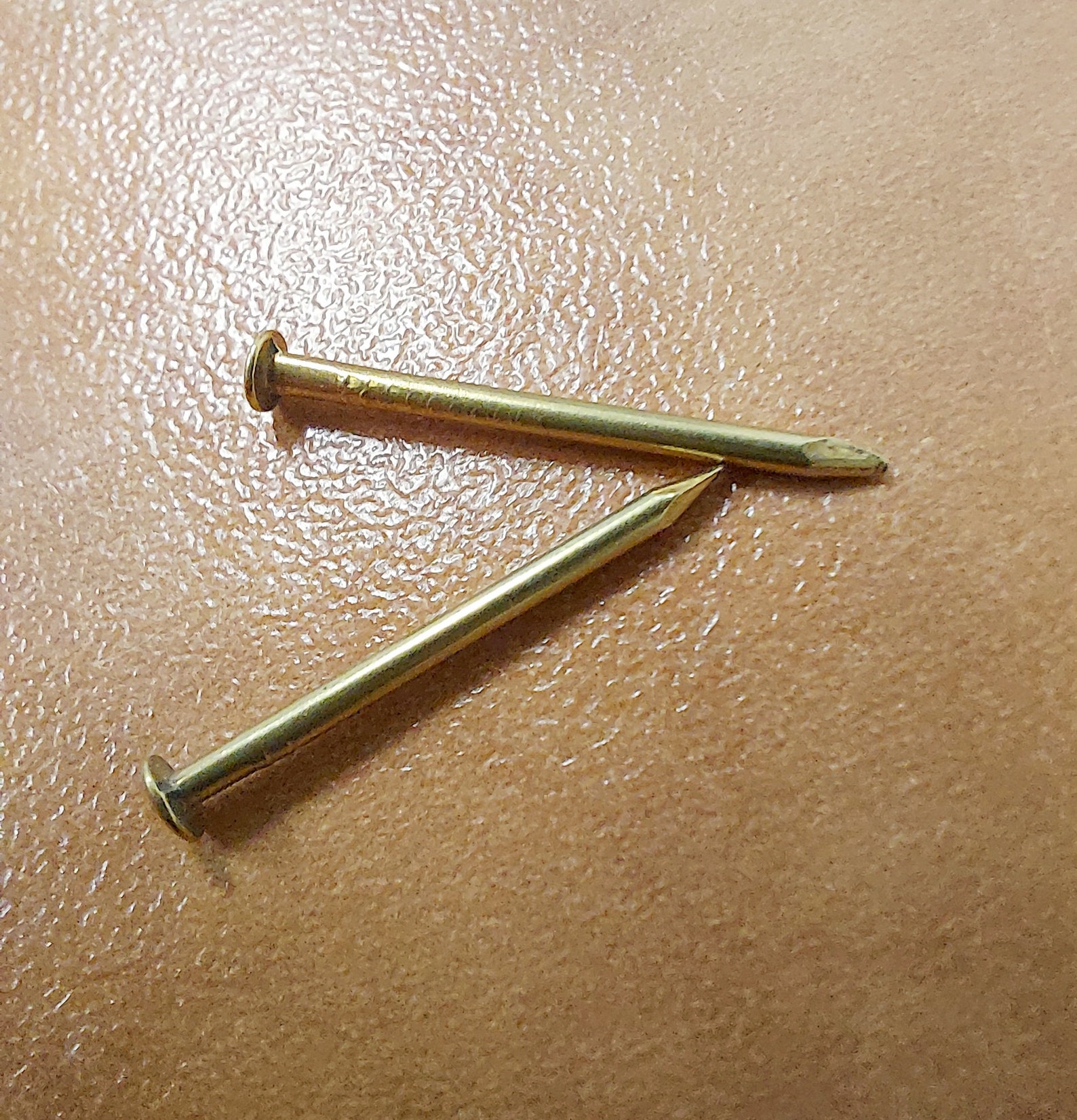 Brass Saddle Plate With Escutcheon Pins - Etsy