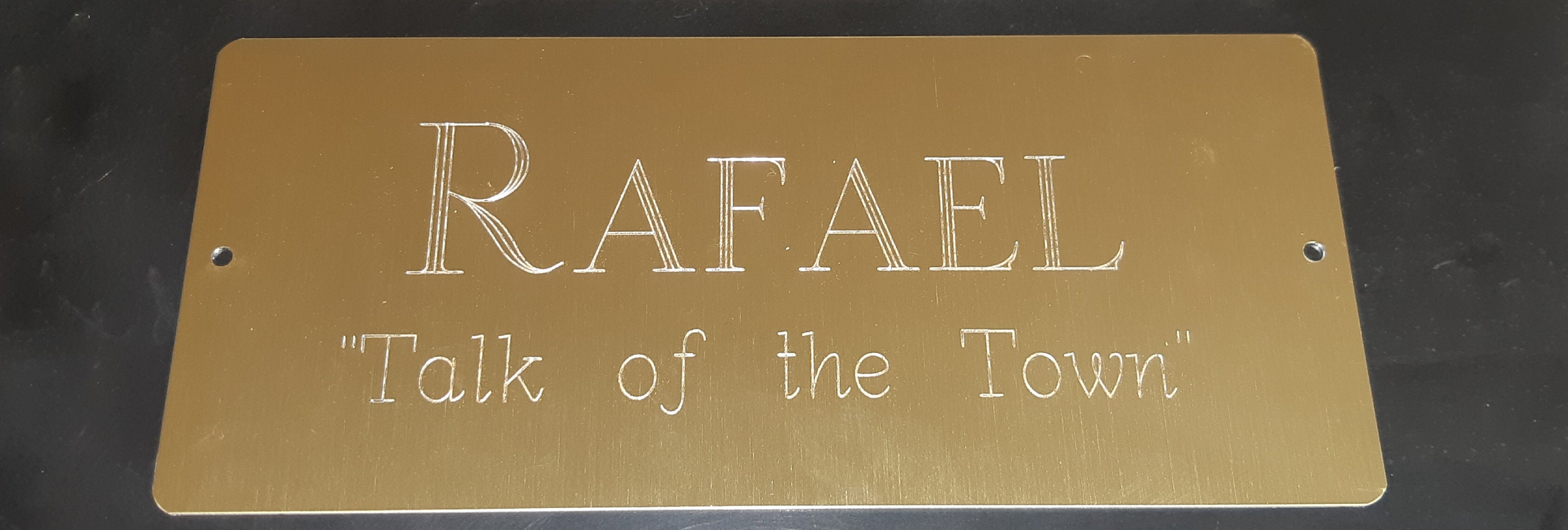 Custom Engraved Horse Stall Plate Aluminum Bold Black or - Etsy