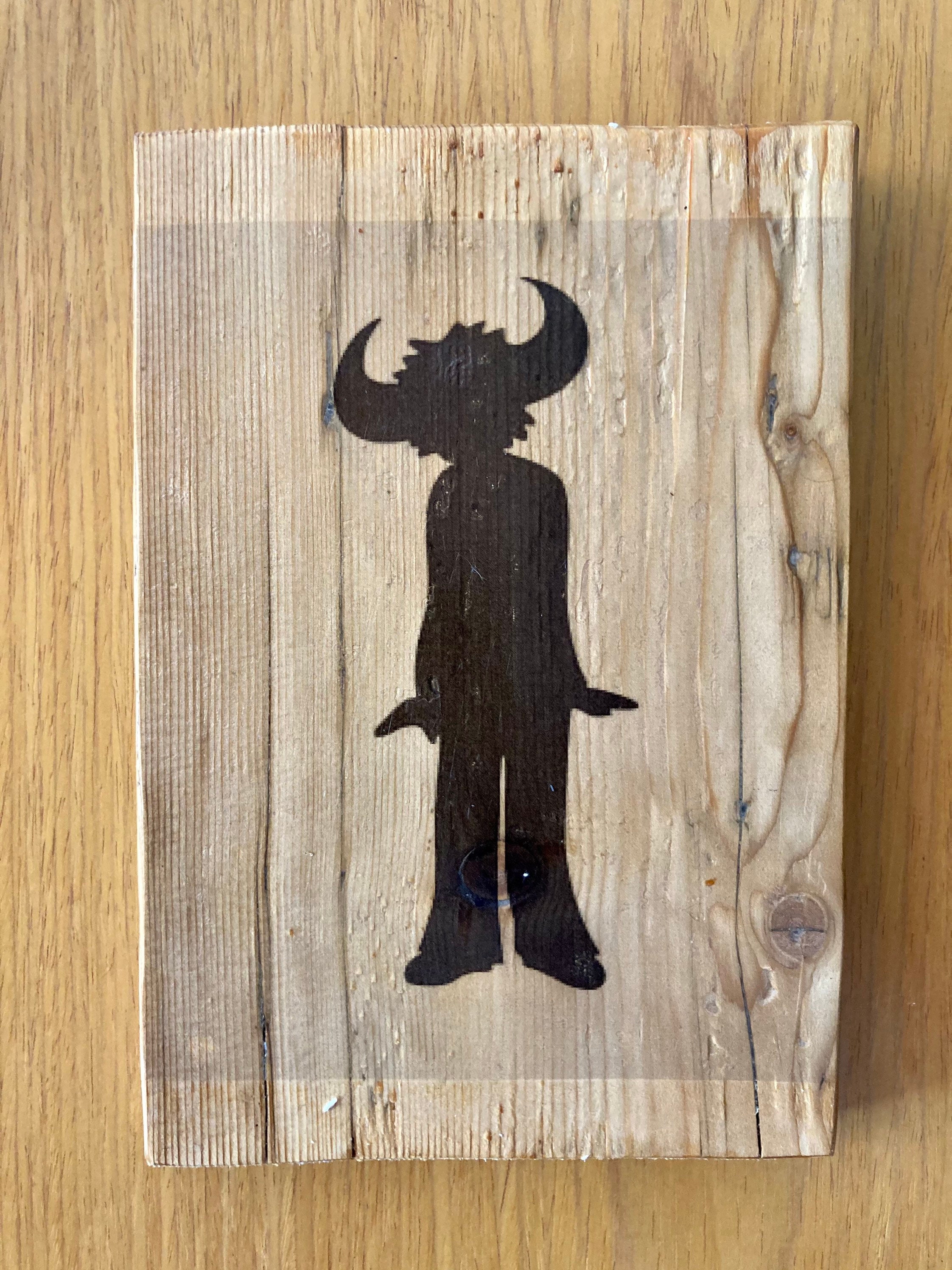 Jamiroquai Buffalo Man image on wooden tablet 14 x | Etsy