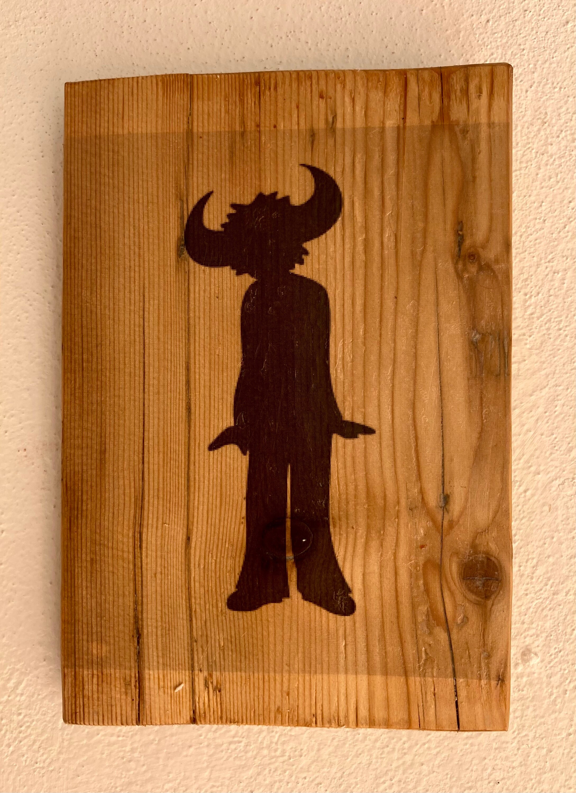 Jamiroquai Buffalo Man image on wooden tablet 14 x | Etsy