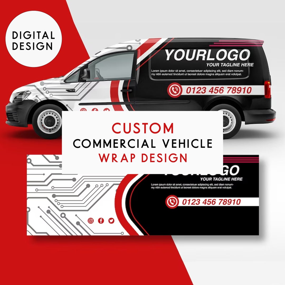 Custom Vehicle Wrap, Professional Car Wrap Design, Truck Design, Van ...