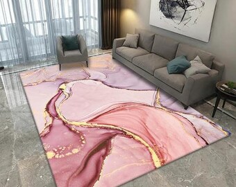 Vintage Pink Rug - Etsy