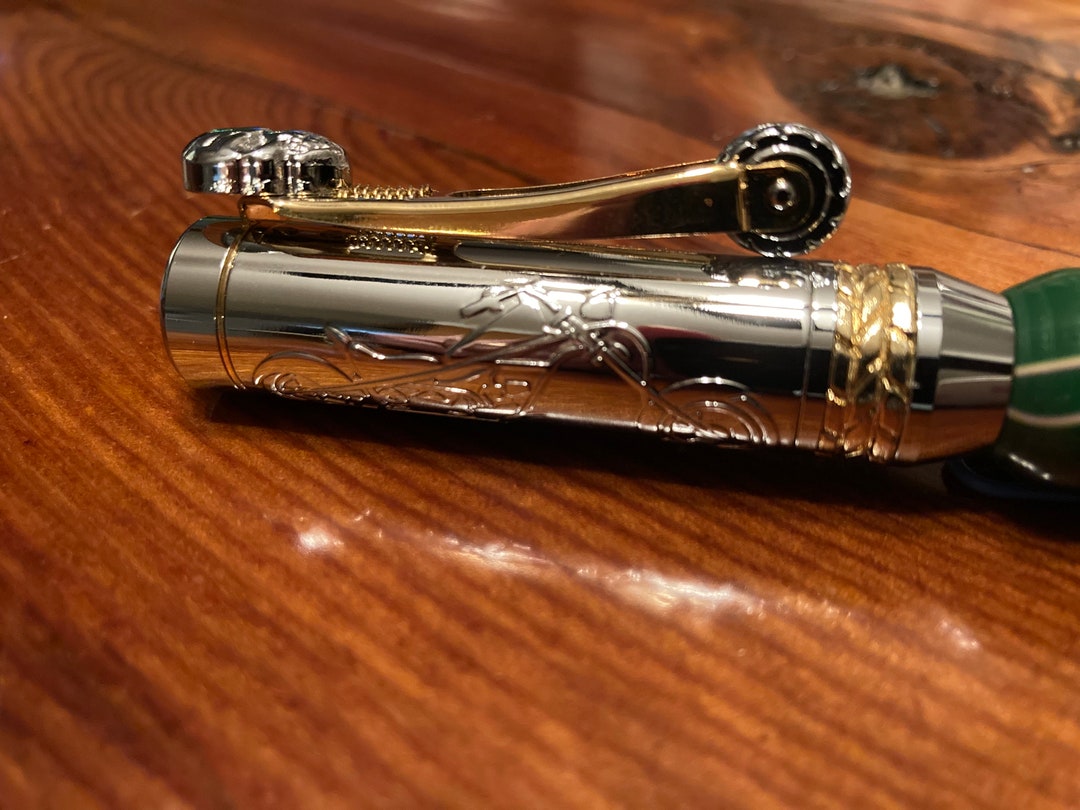 Hand Crafted Chrome Chopper Acrylic Pen - Etsy
