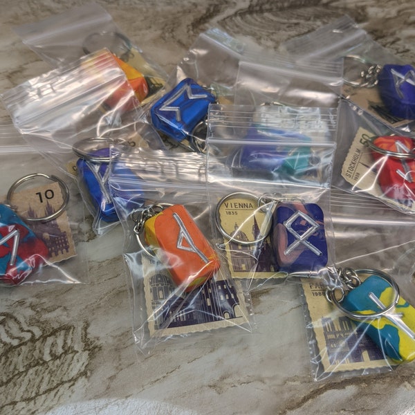 Rune Keychain - Etsy