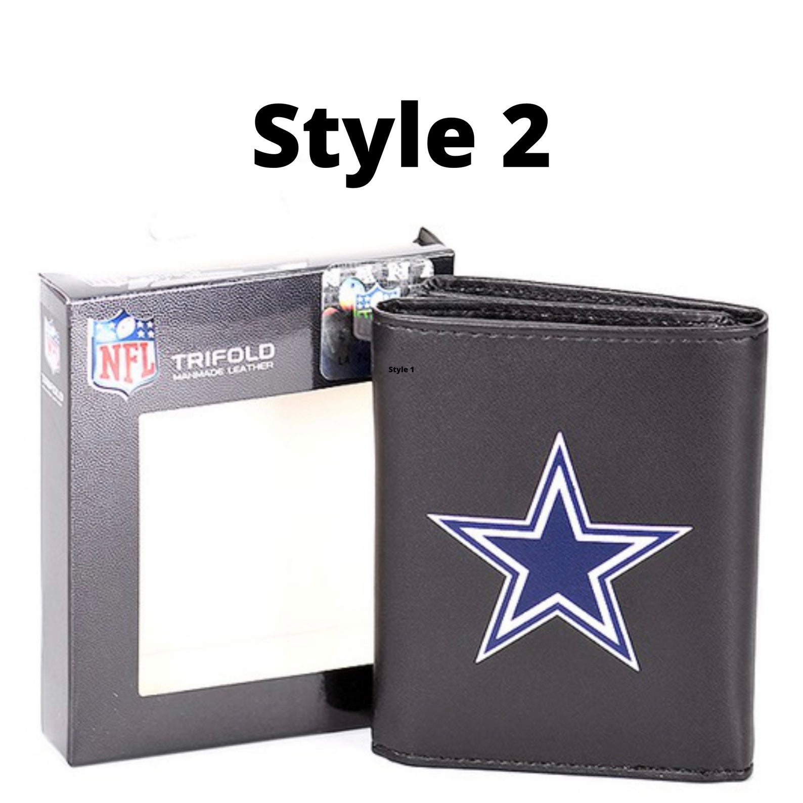 NFL Trifold Manmade Leather Wallets - Etsy