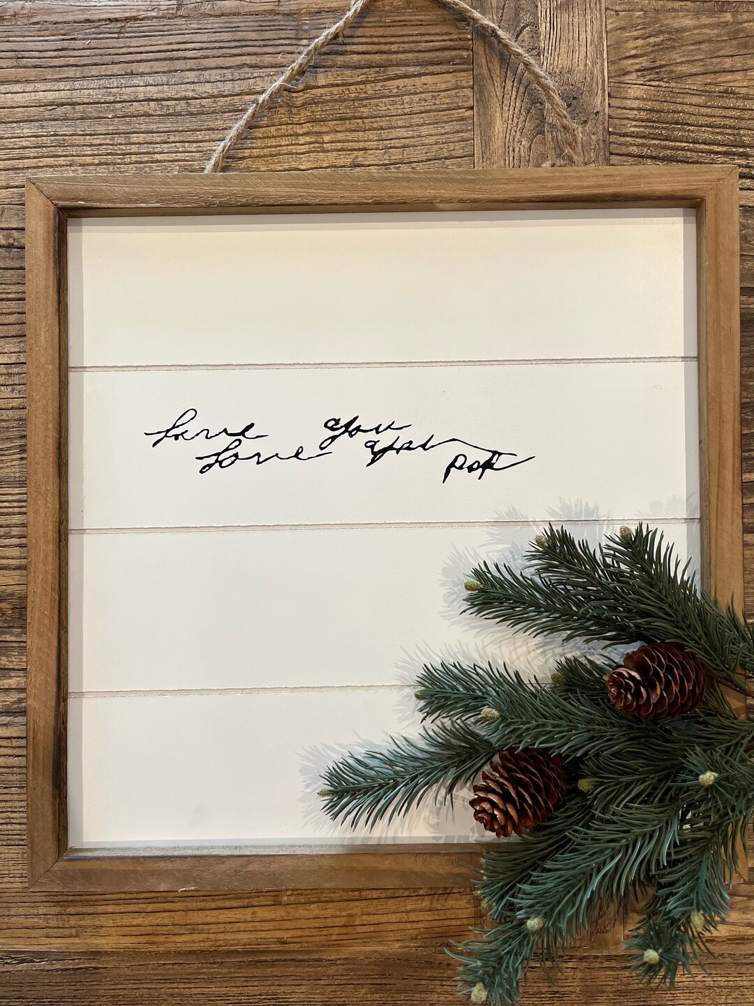 Custom Handwriting Sign With Loved Ones Writing Personalized - Etsy