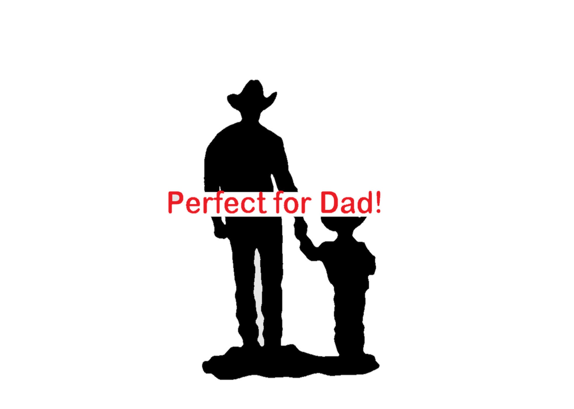 Cowboy Father and Son Digital File SVG - Etsy