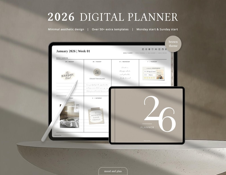 2026 Landscape Digital Planner | 2026 Dated Planner, Hyperlinked ...