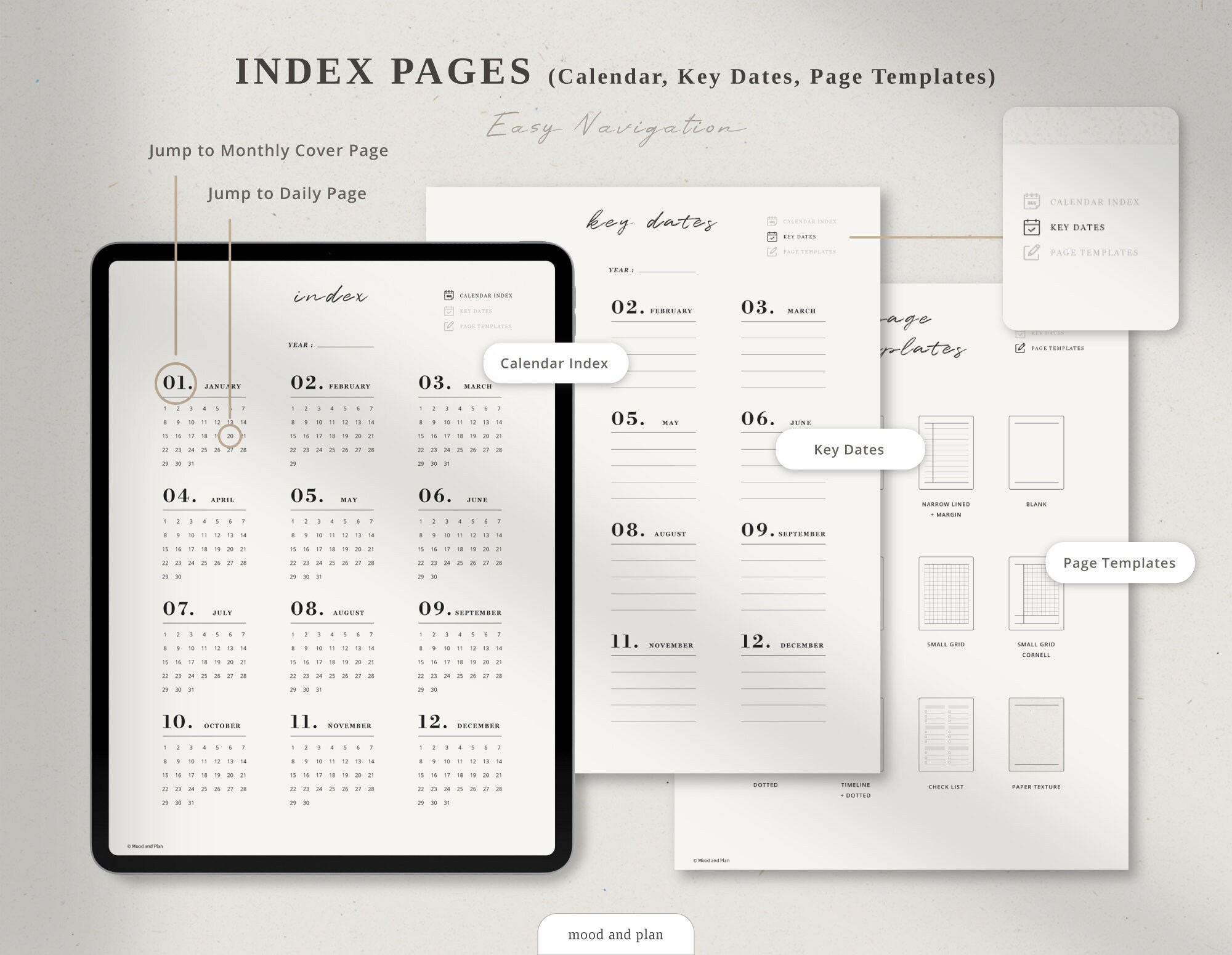 Digital Daily Journal, Minimalist Digital Journal, Aesthetic Digital ...