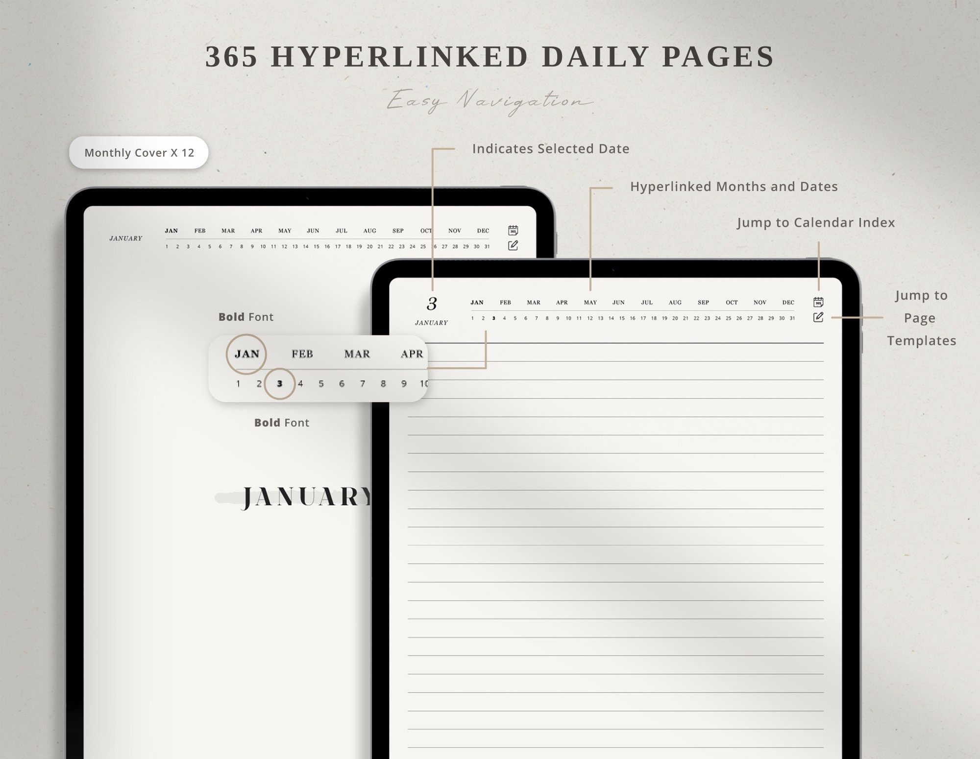 Digital Daily Journal, Minimalist Digital Journal, Aesthetic Digital ...