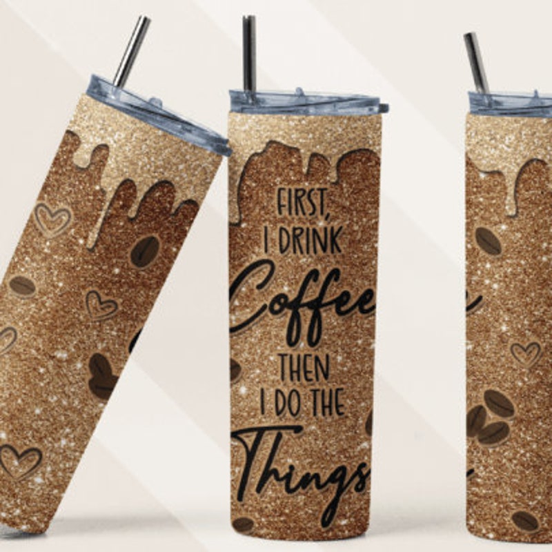 First I Drink Coffee - Etsy