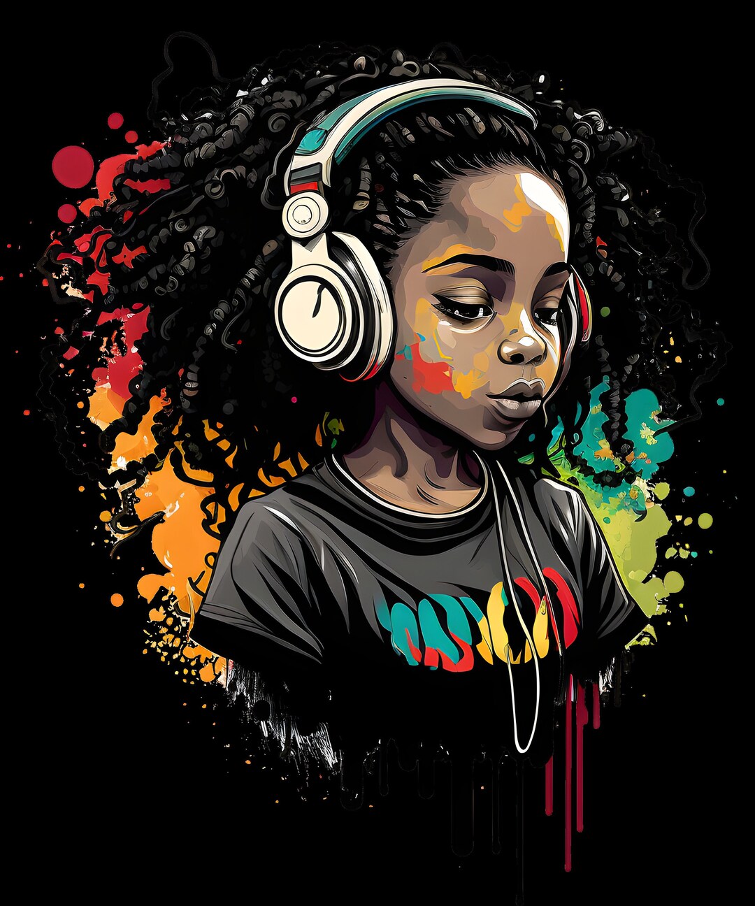 Black Girl Hip Hop PNG, Black Hip Hop, Young Black Girl, PNG ...
