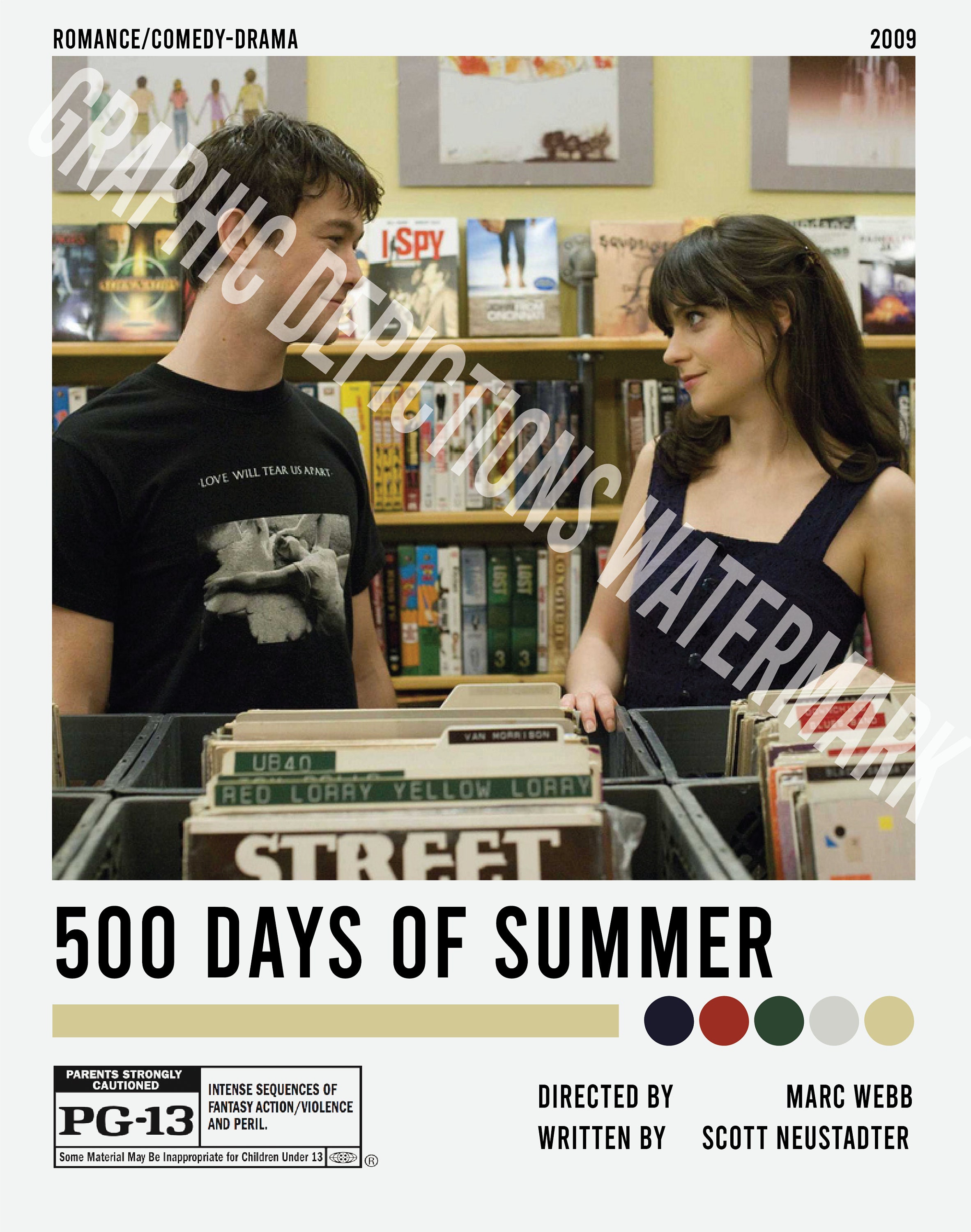 Romcom Aesthetic Movie Poster Pack DIGITAL DOWNLOAD I Eternal Sunshine ...