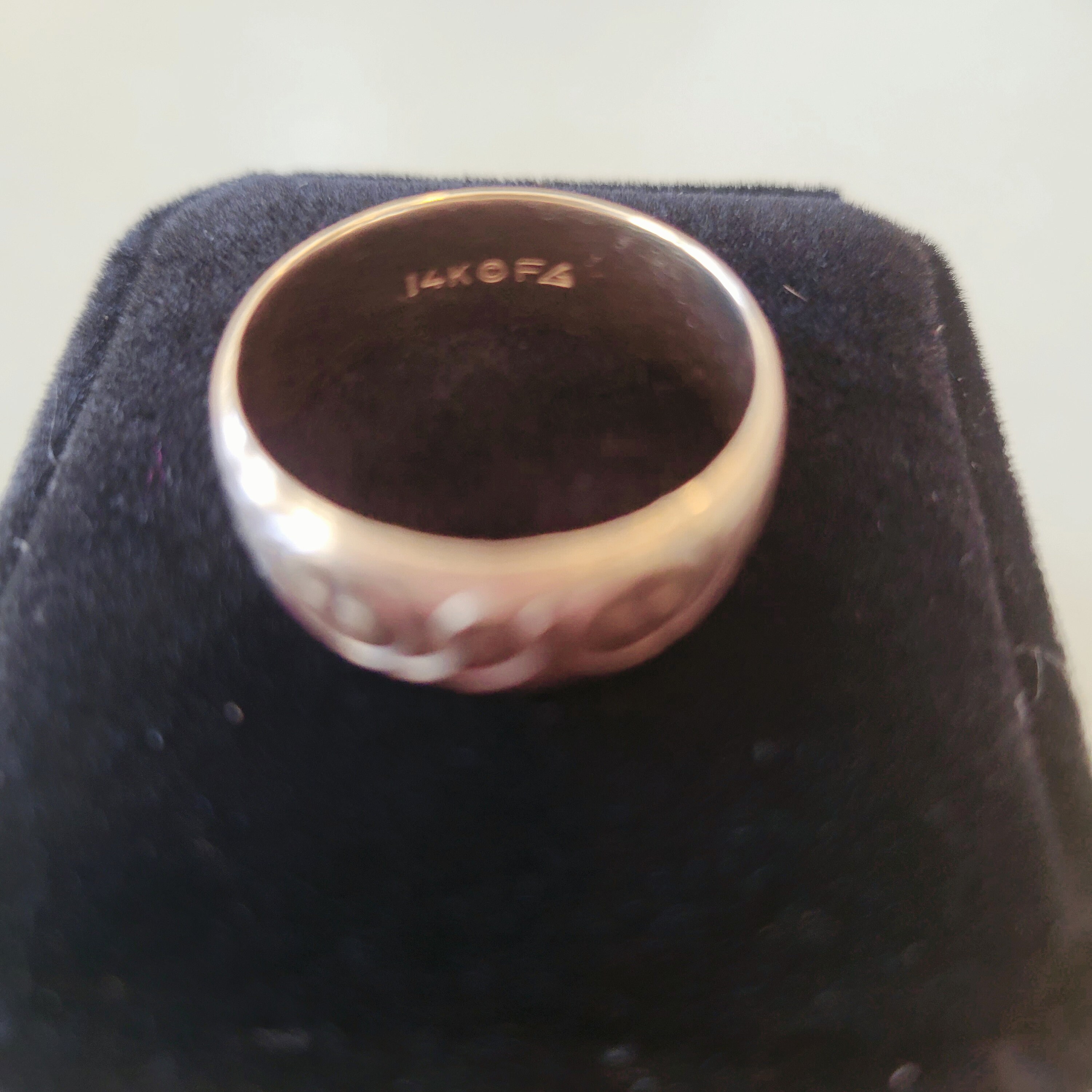 Vintage Fredrick Goldman 14k Cross Wedding Band - Etsy