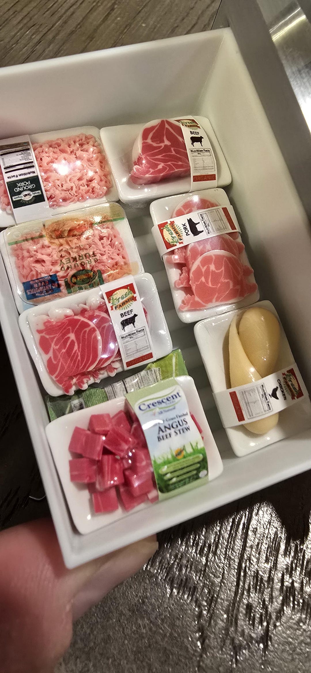 Dollhouse 1:12 Scale Miniature Food Groceries - Etsy