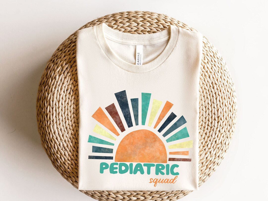 Retro Pediatric Squad Shirt, Pediatric Office Shirt, Pediatric Group ...