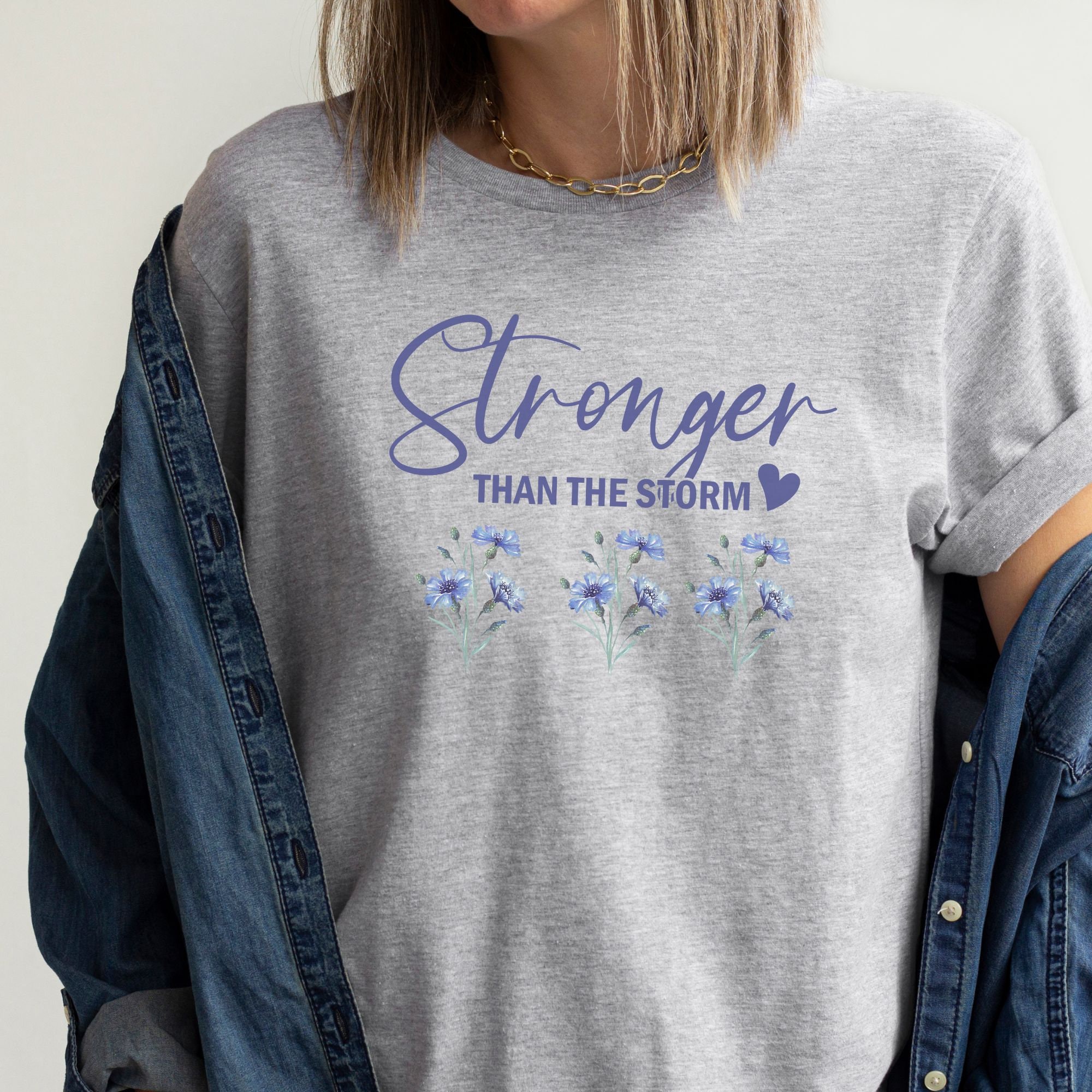 ALS Awareness T Shirts, ALS Unisex Sweatshirt, Als Gift Blue Cornflower ...