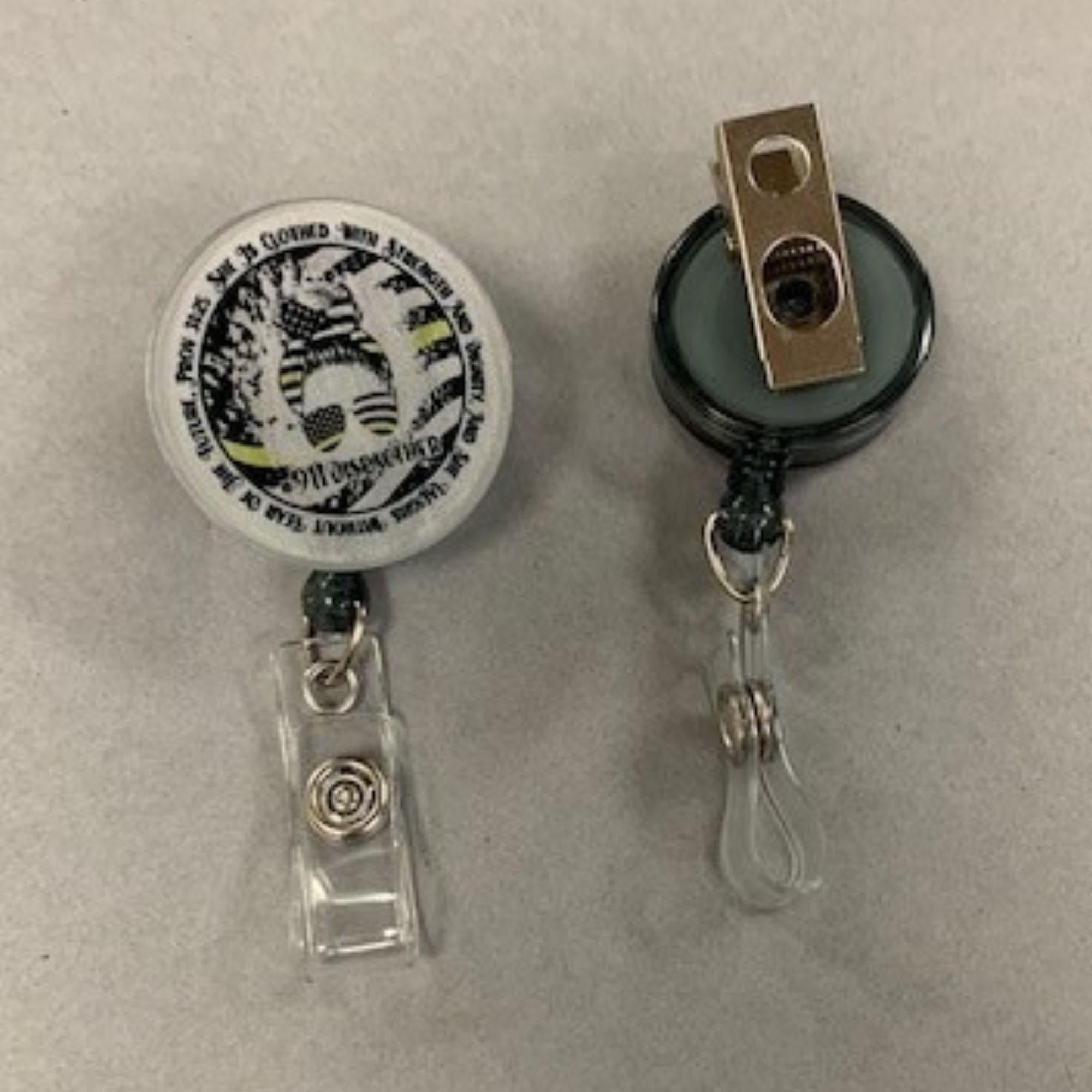 Dispatcher Badge Reel, Cute 911 Badge Reels, Interchangeable Reel ...