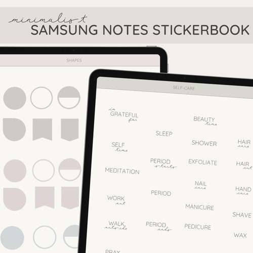 Digital Sticker Book Pre-cropped Samsung Notes Stickers - Etsy