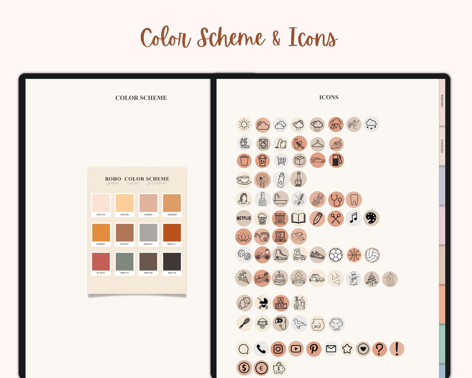 Digital Sticker Book | Pre-cropped Samsung Notes Stickers | Digital ...