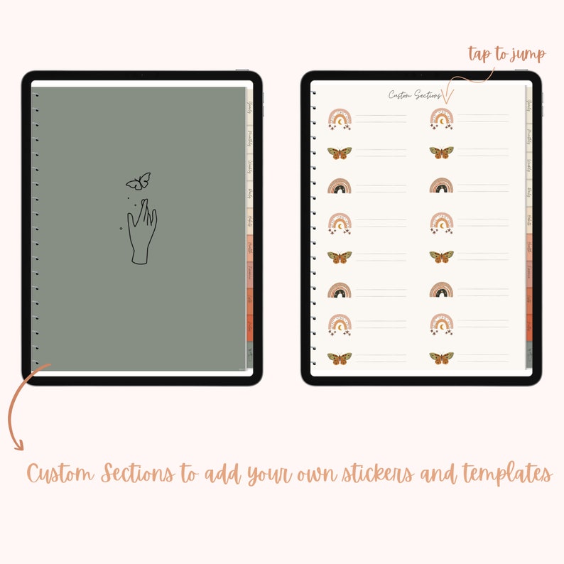 Samsung Notes Boho Undated Digital Planner Digital Journal - Etsy